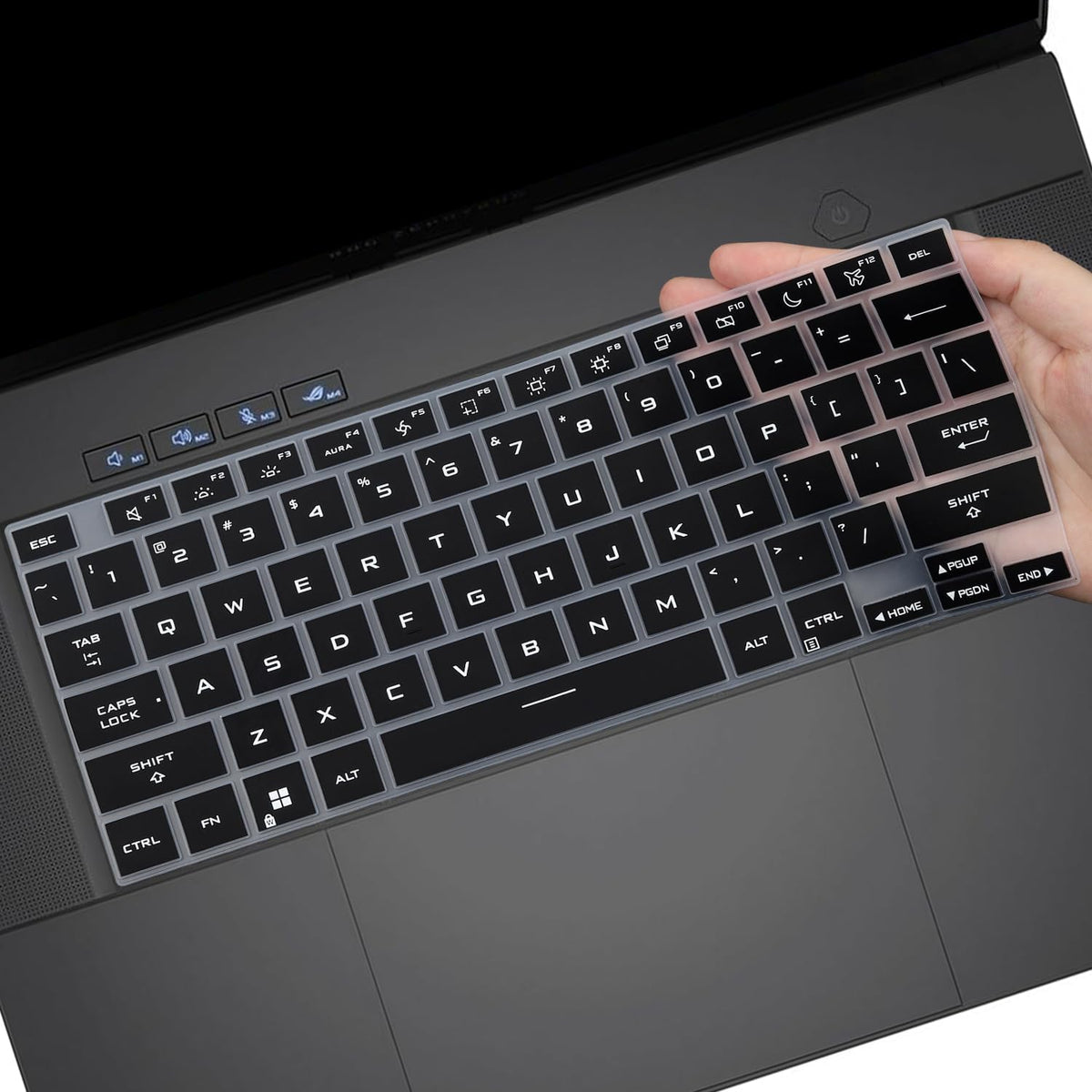 Silicone Keyboard Skin Cover for ASUS ROG Zephyrus G14 GA403 G16 GA605 ...